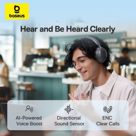 Tai Nghe Baseus Bass BH1 và BH1 NC (Bluetooth v6.0, 80H, 600mAh ...