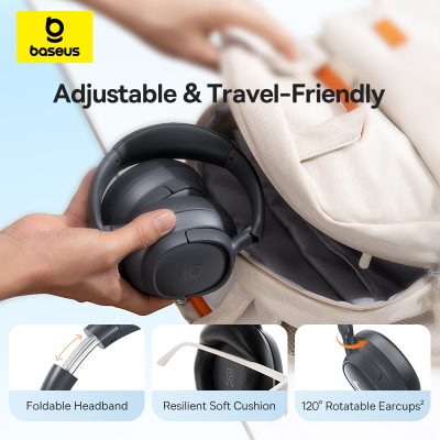 Tai Nghe Baseus Bass BH1 và BH1 NC (Bluetooth v6.0, 80H, 600mAh ...